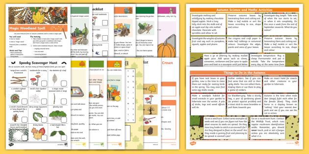 Family Fun Autumn Activities Pack | Twinkl Resources