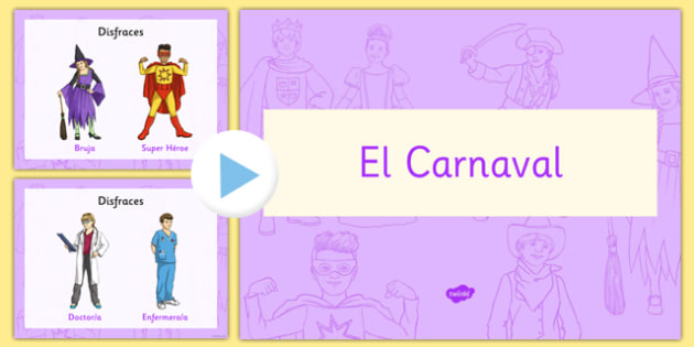 PowerPoint El Carnaval Spanish (teacher made)