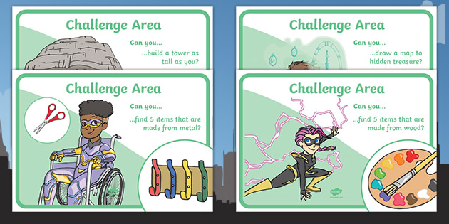 Challenge Area Pack General Challenges (teacher made)