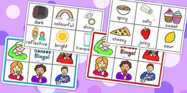 My Senses Bingo (teacher made)