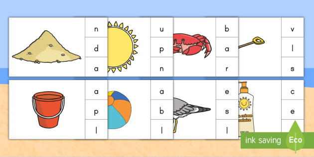 Beach Final Sounds Matching Game - Beach, Sea, Ocean, Final Sound, Clip ...