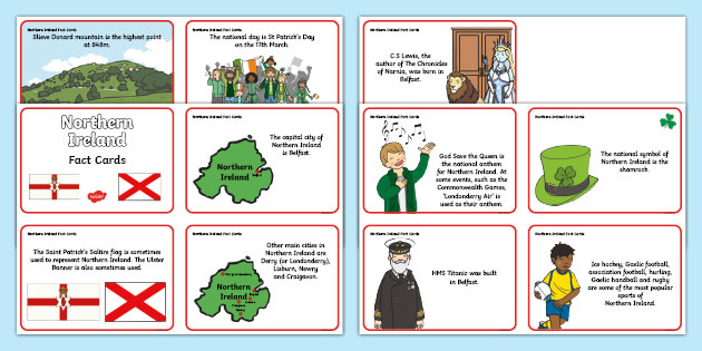 Our Country Northern Ireland Fact Cards