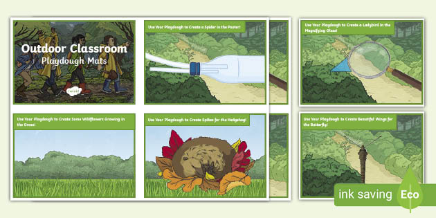 Outdoor Classroom Day Playdough Mats! (teacher made)