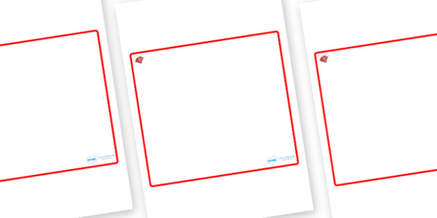 FREE! - Ruby Red Themed Editable Classroom Area Display Sign