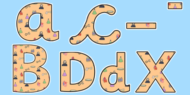 William Harvey Themed Display Lettering (teacher made)