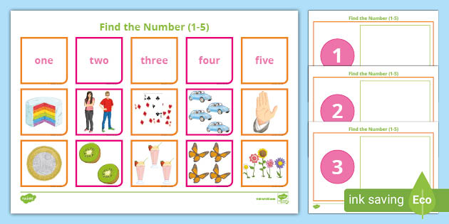 SEND Older Learners - Finding Numbers 1-5 Workstation Pack