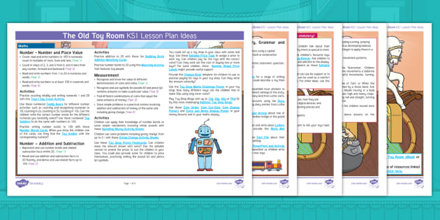 The Old Toy Room: Toys KS1 Lesson Ideas (teacher made)