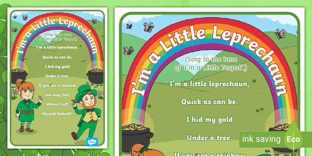 I'm a Little Leprechaun Song (teacher made)