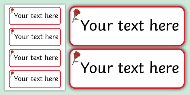 Blank Peg Labels | twinkl.com.au