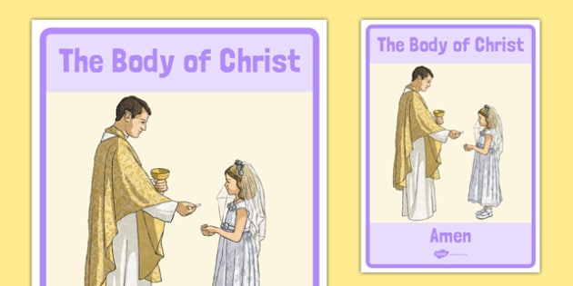 The Body of Christ Display Poster (teacher made)