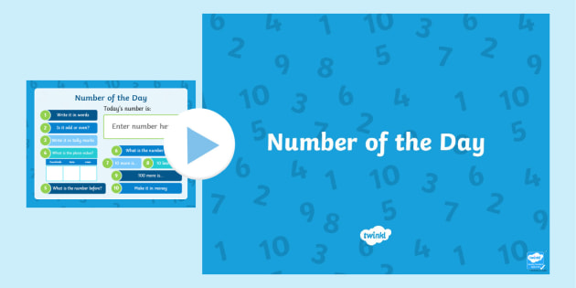Number of the Day - Year 1-2 Maths