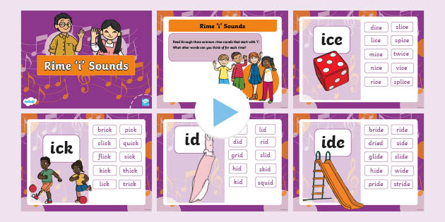 Rime 'i' Sounds (teacher made)