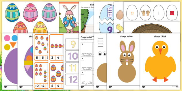 EYFS Easter Maths Activities Pack teacher Made 
