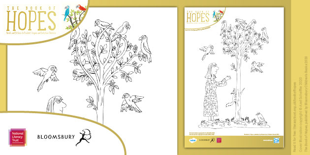 FREE! - The Book of Hopes: The Hope Tree Colouring Sheet