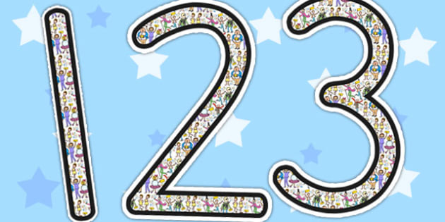 FREE! - Character Display Numbers to Support Teaching on Charlie and the