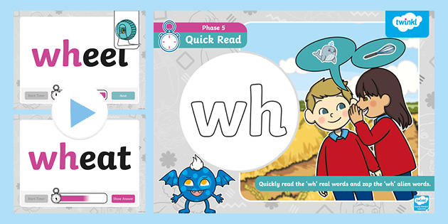 Phase 5 Quick Read wh PowerPoint (teacher made)