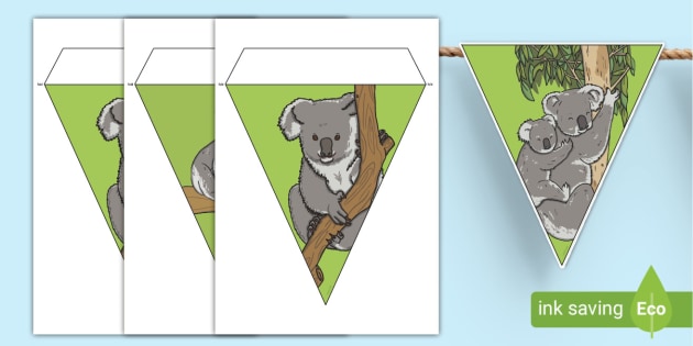 FREE! - Koala Theme Display Bunting For Decoration