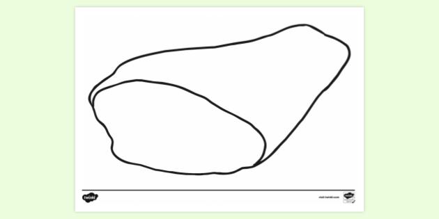 FREE! - Leg Of Lamb Colouring Sheet - Activities - Resource - Twinkl