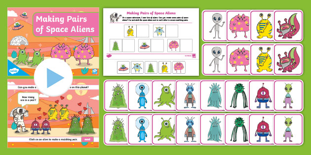 👉 Making Pairs of Space Aliens Resource Pack