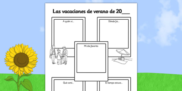 Las instantáneas de las vacaciones de verano. Versión SEN