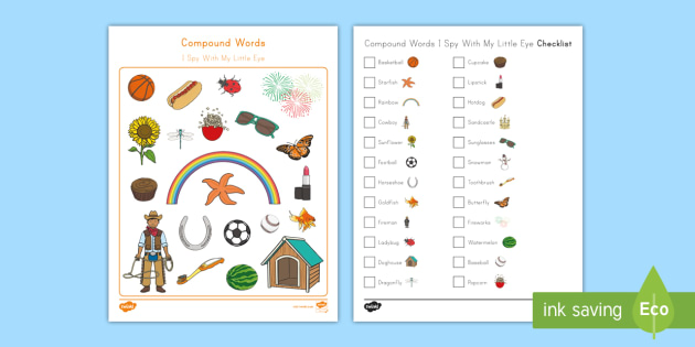 Compound Words I Spy