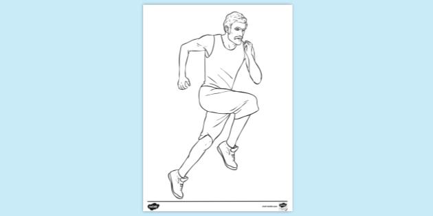 FREE! - Fitness Colouring | Colouring Sheets (teacher made)