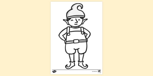 FREE! - Rumpelstiltskin Colouring Sheet - Primary Resources