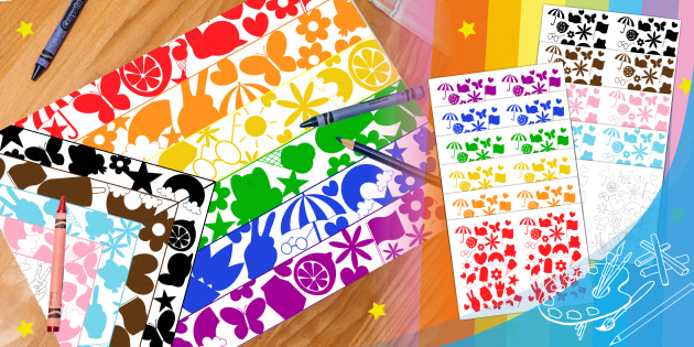 Progress Pride Flag Rainbow Pride Month Collage Activity