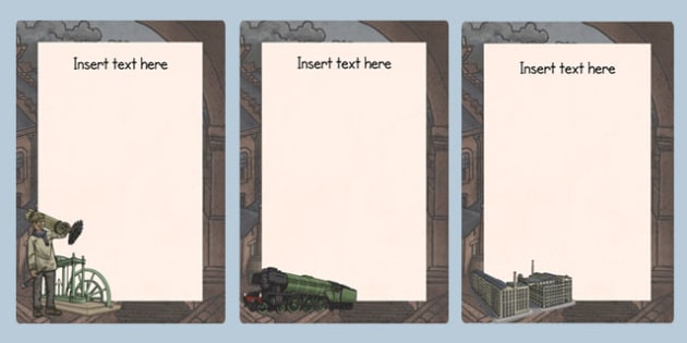 The Industrial Revolution Editable Poster - industrial revolution