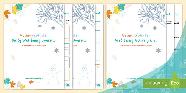FREE! - Autumn and Winter Wellbeing Activities and Journal | Twinkl