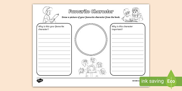 Favourite Character Reading Comprehension Activity