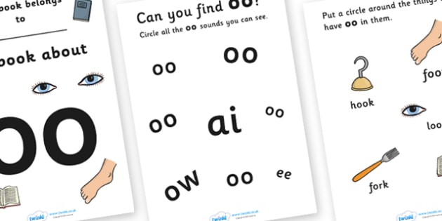 My Phase 3 Digraph Workbook (oo - short) - Digraph Formation, Phase 3 ...