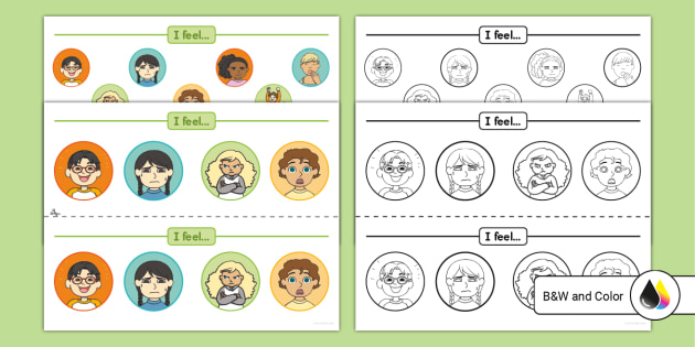 Nonverbal Emotions Strips | Special Education | Twinkl USA