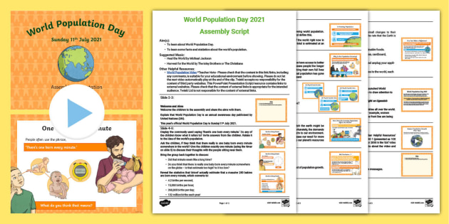 World Population Day 2020 KS2 Assembly Pack