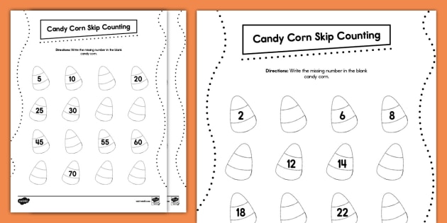 Candy Corn Math Worksheets Halloween Candy Math | Worksheet
