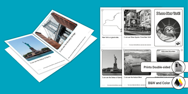 I Love New York! Emergent Reader (teacher made)