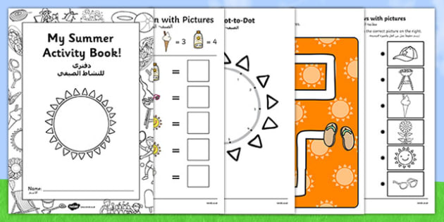 Summer Activity Booklet Arabic Translation
