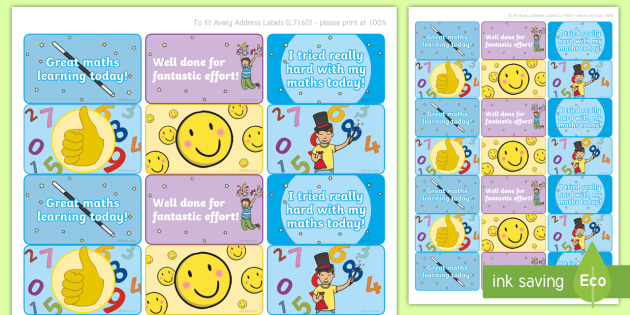 Pupil Voice - School Community - Maths Magicians - Pupil Praise Stickers