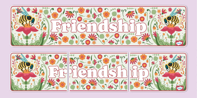 Friendship Display Banners | twinkl.com.au