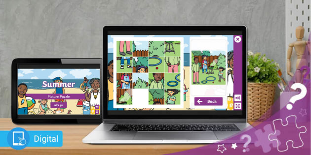 Interactive Summer Picture Slider Puzzle Game | Twinkl Go!