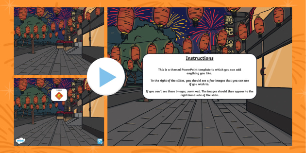 FREE! - Chinese New Year Themed Editable PowerPoint Theme Template