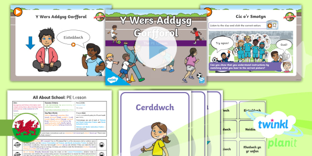 Learn Welsh: All About School: Lesson 4 - The PE Lesson
