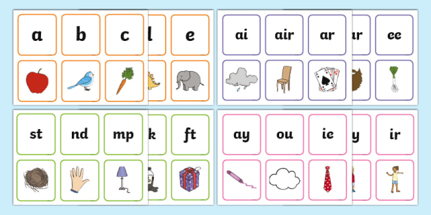 Phase 2-5 Sound Matching Cards Pack (teacher made)