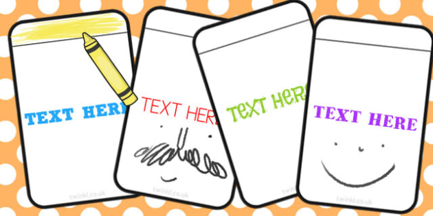 Truth Of The Talisman Empty Flash Cards Template