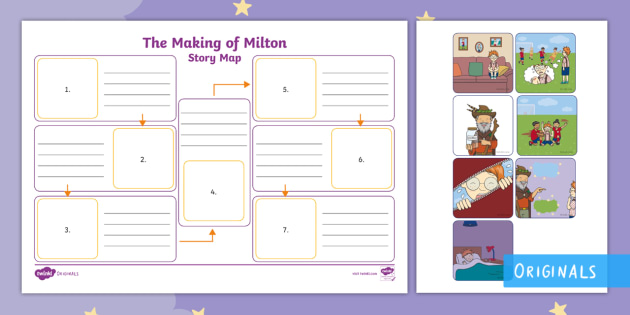 The Making of Milton Story Map Worksheet / Worksheet