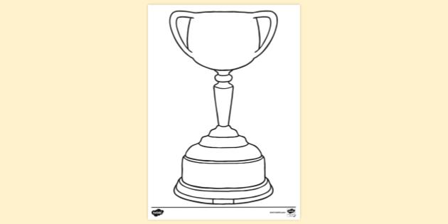 FREE! - Melbourne Cup Trophy Colouring Sheet | Colouring Sheets