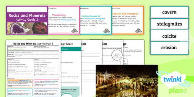 Rocks and Minerals Guided Reading 3 Y3 to Support Teaching On ‘Rocks and