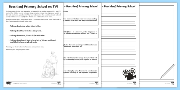 UKS2 Beechleaf Activities: Friendship Worksheet