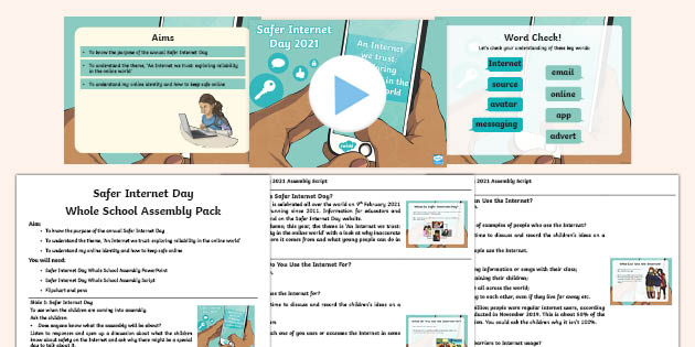 Internet Safety Day 2021 Resources - Assembly PowerPoint