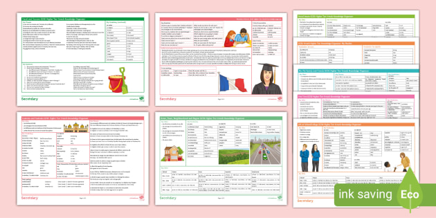 👉 GCSE French Revision Pack | Higher Tier | MFL | Beyond